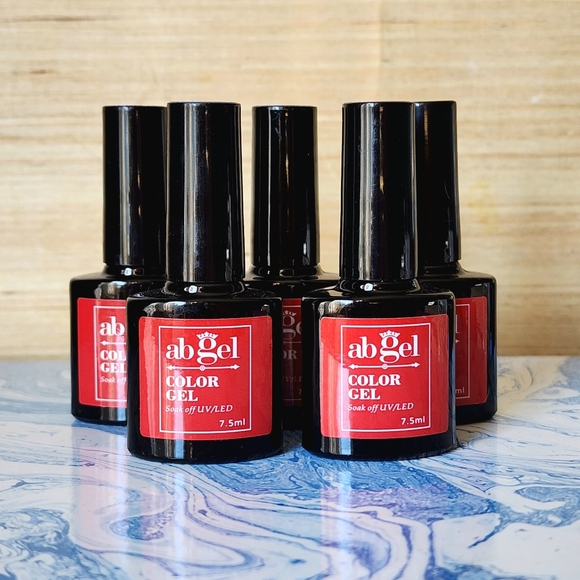 Makeup | 5 Pack Abgel Color Gel Nail Polish Set | Poshmark